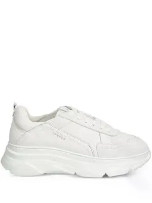 SUMMERY COPENHAGEN Leather Panelled Platform Sneakers