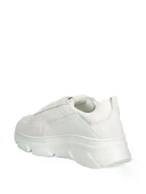 SUMMERY COPENHAGEN Leather Panelled Platform Sneakers
