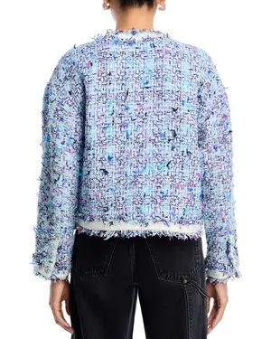 Aqua Ribbon Tweed Jacket