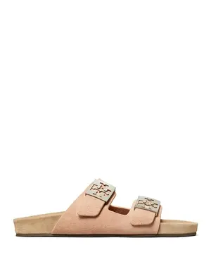 Tory Burch Mellow Slide Sandals - Malva