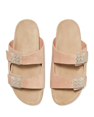 Tory Burch Mellow Slide Sandals - Malva