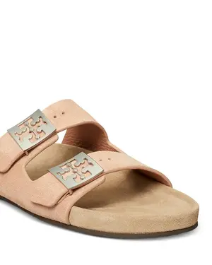 Tory Burch Mellow Slide Sandals - Malva