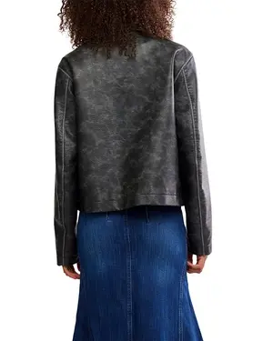 Free People Hera Faux Leather Jacket
