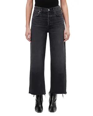 AGOLDE Ren High-rise Wide-leg Jeans - Arcane