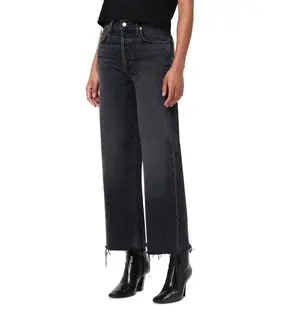 AGOLDE Ren High-rise Wide-leg Jeans - Arcane