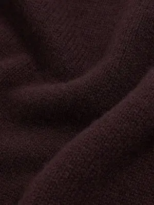 REISS Wool-cashmere Crew-neck Jumper - Plum