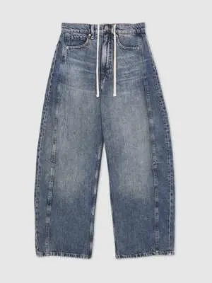 Good American Oversized Barrel Jeans