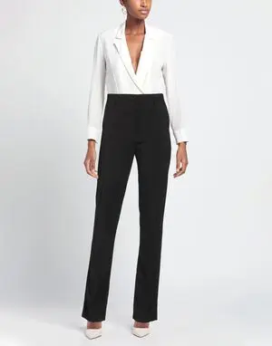 Patrizia Pepe Straight-leg Crepe Pants - Black