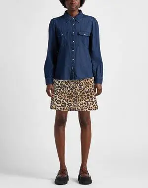 Max Mara Flared Leopard-print Mini Skirt - Camel