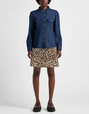 Max Mara Flared Leopard-print Mini Skirt - Camel