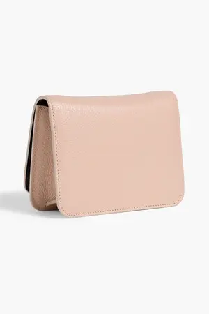 FERRAGAMO Vara Bow Pebbled-leather Crossbody Bag