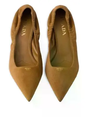 Prada Suede Pointed-toe Pumps