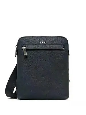 BOSS Leather Shoulder Bag - Blue
