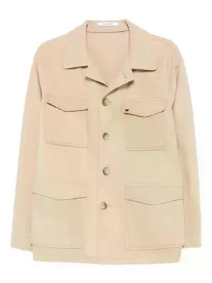 Tagliatore Buttoned Flap-pocket Jacket