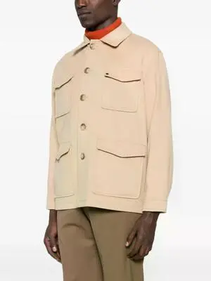 Tagliatore Buttoned Flap-pocket Jacket