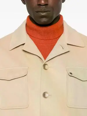 Tagliatore Buttoned Flap-pocket Jacket