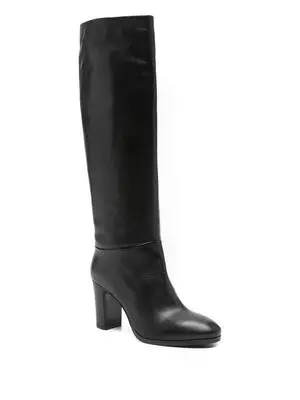 JULIE DEE 80mm Block-heel Calf-leather Boots