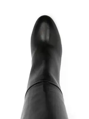 JULIE DEE 80mm Block-heel Calf-leather Boots