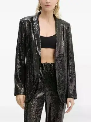 BRUUNS BAZAAR Sequin-embellished Blazer