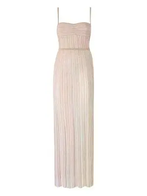 Missoni Metallic-threading Maxi Dress - White