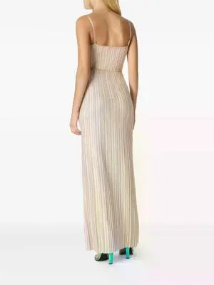 Missoni Metallic-threading Maxi Dress - White