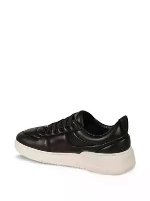 FERRAGAMO Padded Leather Sneakers