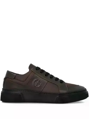 Giorgio Armani Criss-cross Sneakers For Men