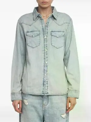 Zadig&Voltaire Stud-embellished Denim Shirt