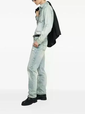 Zadig&Voltaire Stud-embellished Denim Shirt