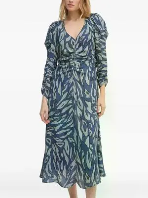 HOSS INTROPIA Abstract-print Midi Dress