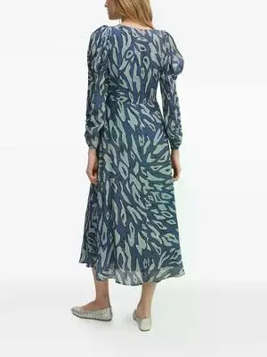 HOSS INTROPIA Abstract-print Midi Dress