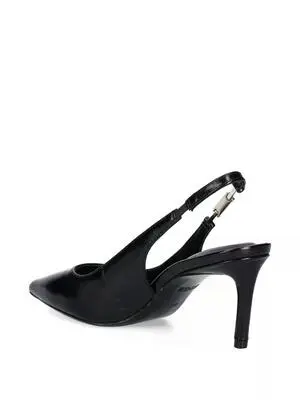 BOSS 75mm Leather Slingback Pumps