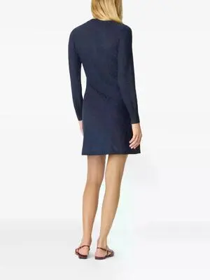 Missoni Zigzag-pattern Mini Dress - Blue