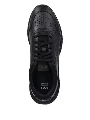 BOSS Perforated Leather Sneakers