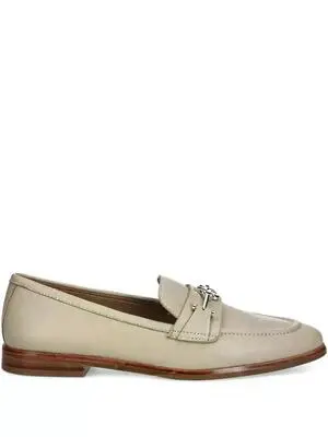 BOSS Leather Bar-buckle Loafers