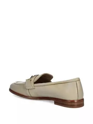 BOSS Leather Bar-buckle Loafers