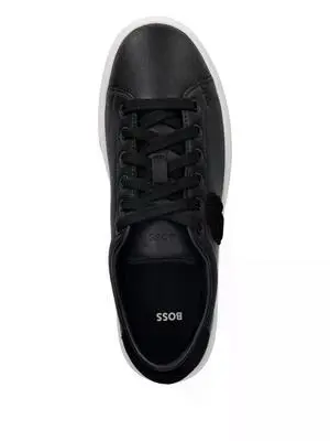 BOSS Logo-plaque Lace-up Sneakers