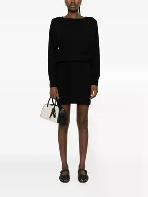 P.a.r.o.s.h Boat-neck Mini Dress
