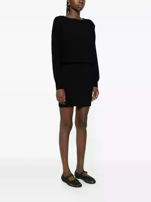 P.a.r.o.s.h Boat-neck Mini Dress