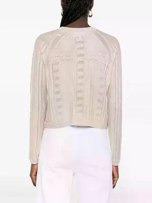 Ba&sh Puria Button Cardigan - Neutrals