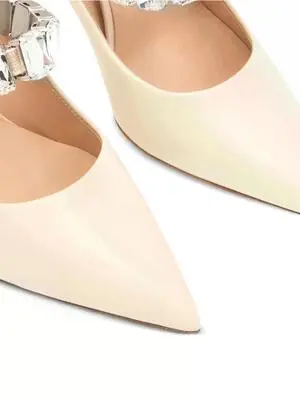 Casadei 100mm Julia Minorca Crystal-embellished Pumps