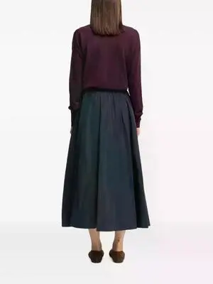 Aspesi Flared Midi Skirt - Blue