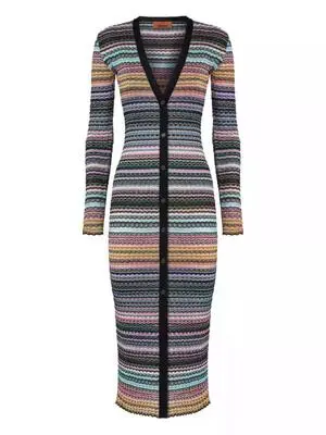 Missoni Striped-pattern Buttoned Cardigan