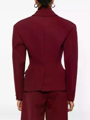 Andamane Double-breasted Jacket - Red