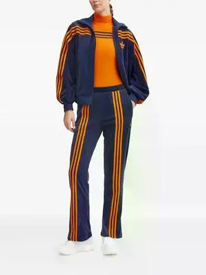 Adidas Three-stripe Velour Trousers