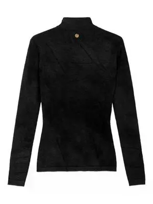 Versace High-neck Embellished Sweater