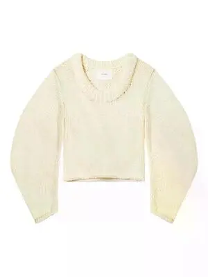 Axel Arigato Balloon-sleeve Round-neck Sweater