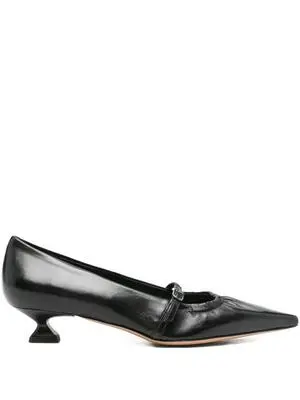 THE SELLER Pointed-toe Buckle Pumps