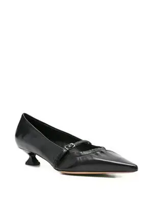 THE SELLER Pointed-toe Buckle Pumps