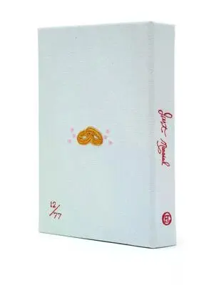 OLYMPIA LE-TAN Embroidered Doves Clutch - Blue